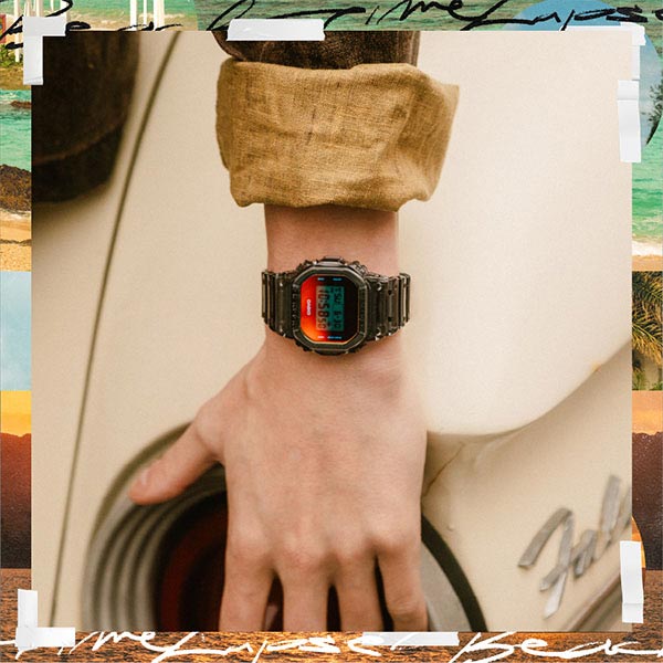 カシオ Gショック G-SHOCK Beach Time Lapse Series DW-5600TLS カシオ Gショック G-SHOCK Beach Time Lapse Series DW-5600TLS